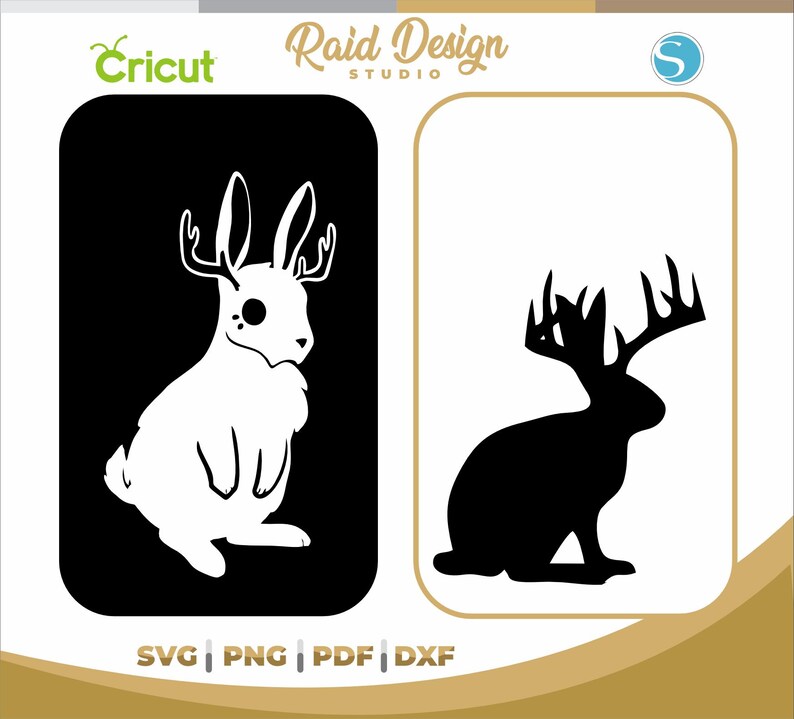 Jackalope Designs, Face of Jackalope, Png Cryptids Creatures, Jackalope ...