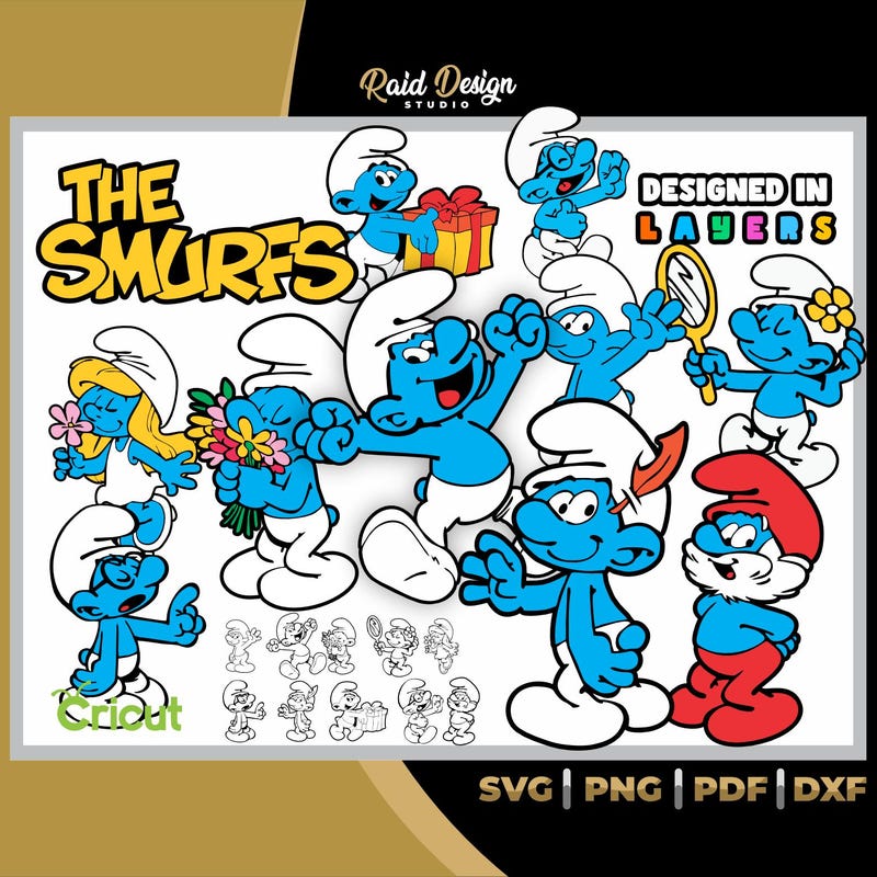 Smurf - Etsy
