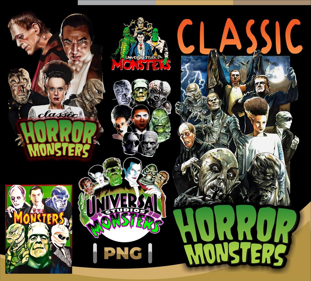 Classic Monsters Designs, Monster of Classic Movies, the First Monster ...