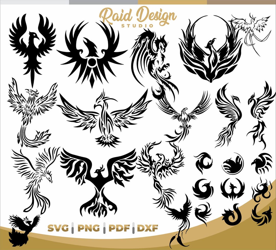 Phoenix Bundle Svg, Phoenix for T-shirt, Phoenix for Cricut, Phoenix ...