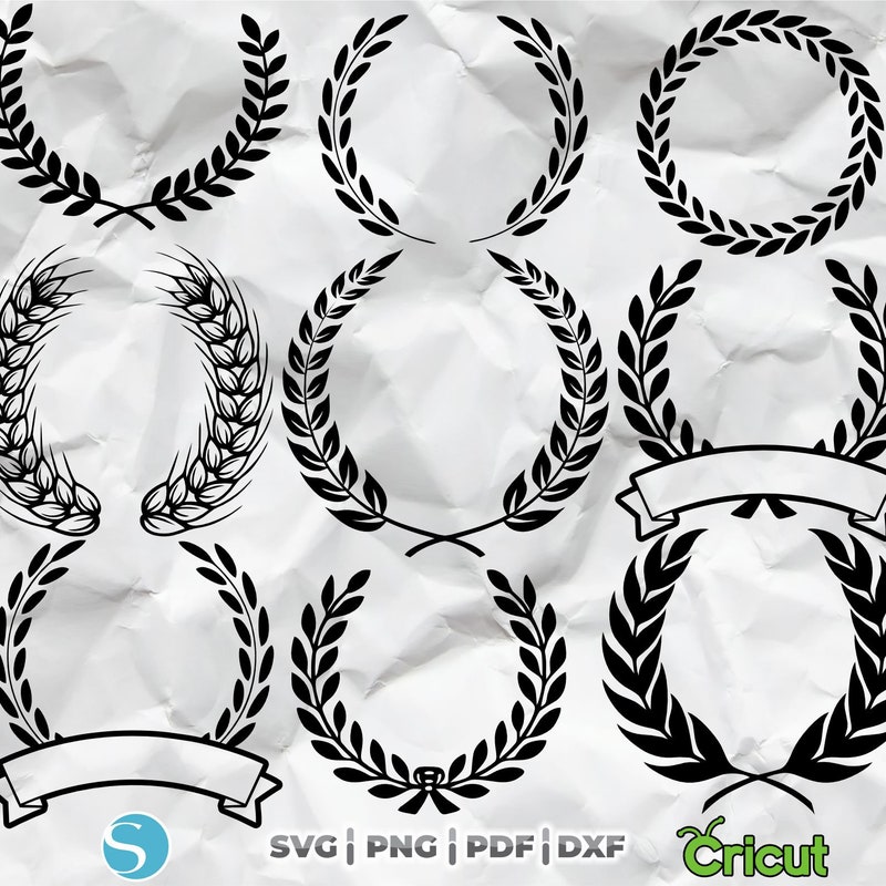 Wheat Wreath Svg - Etsy