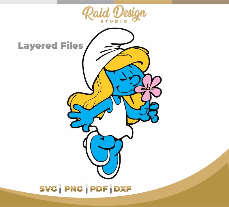 The Smurfs Vintage Design, the Smurfs in Svg, the Smurfs Png, Funny ...