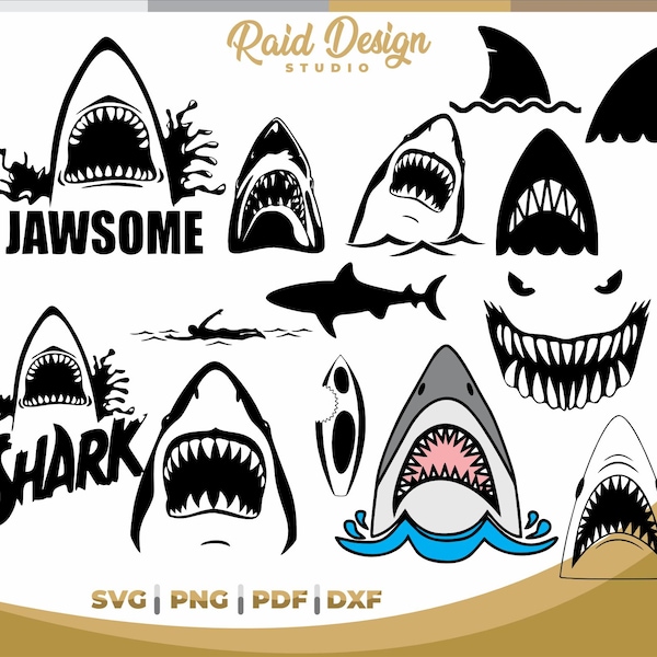 Shark Bite - Etsy