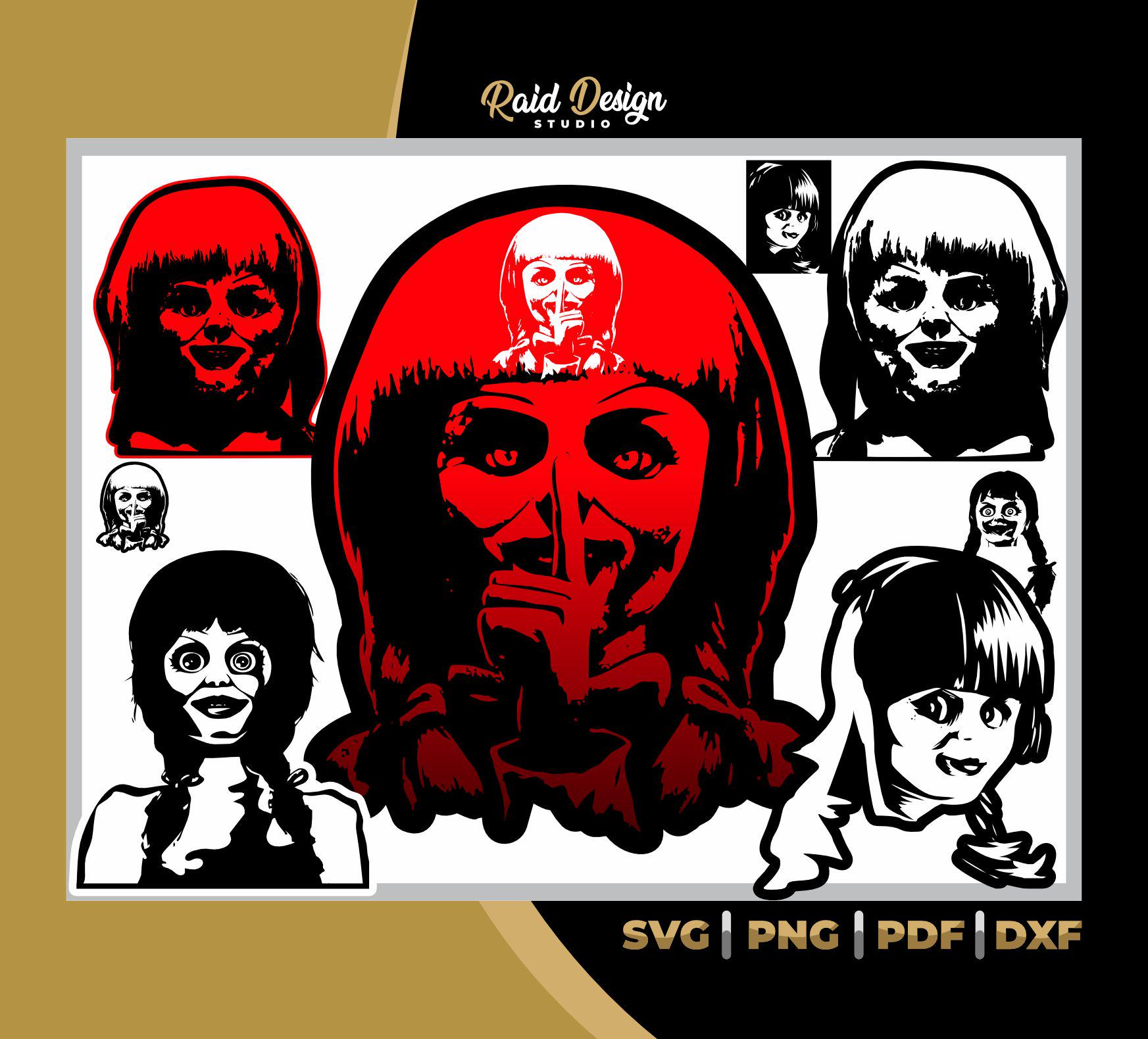 Anabelle Svg, the Conjuring Png, Horror Doll Ann, Svg Anabel, Anabele ...