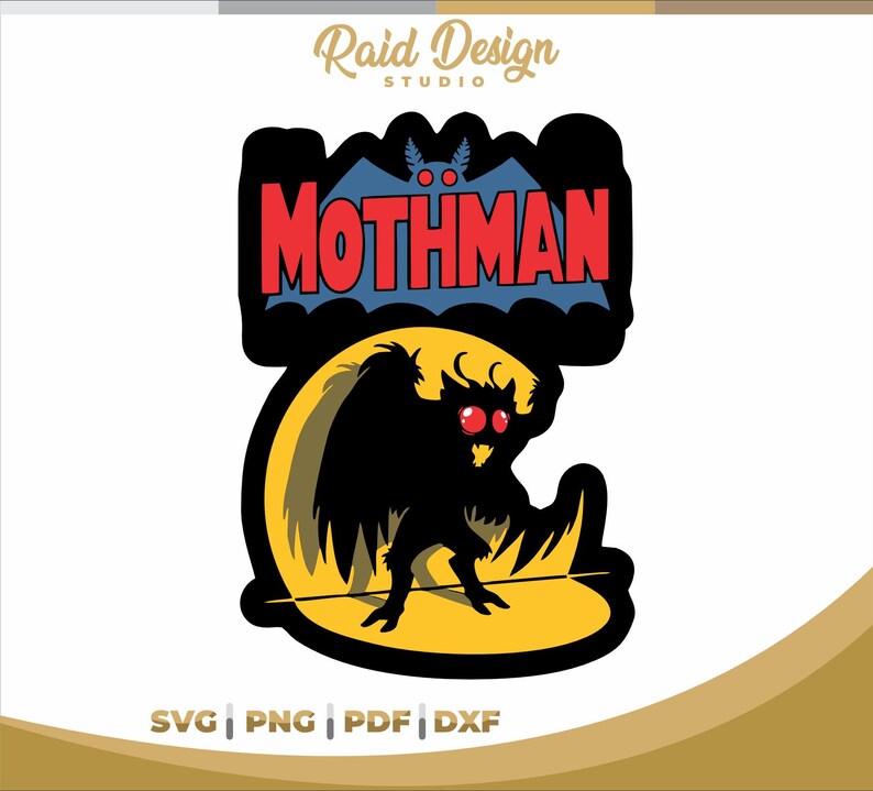 Mothman Vol. 1, the Legend of Mothman, First Mothman Collection, Svg ...