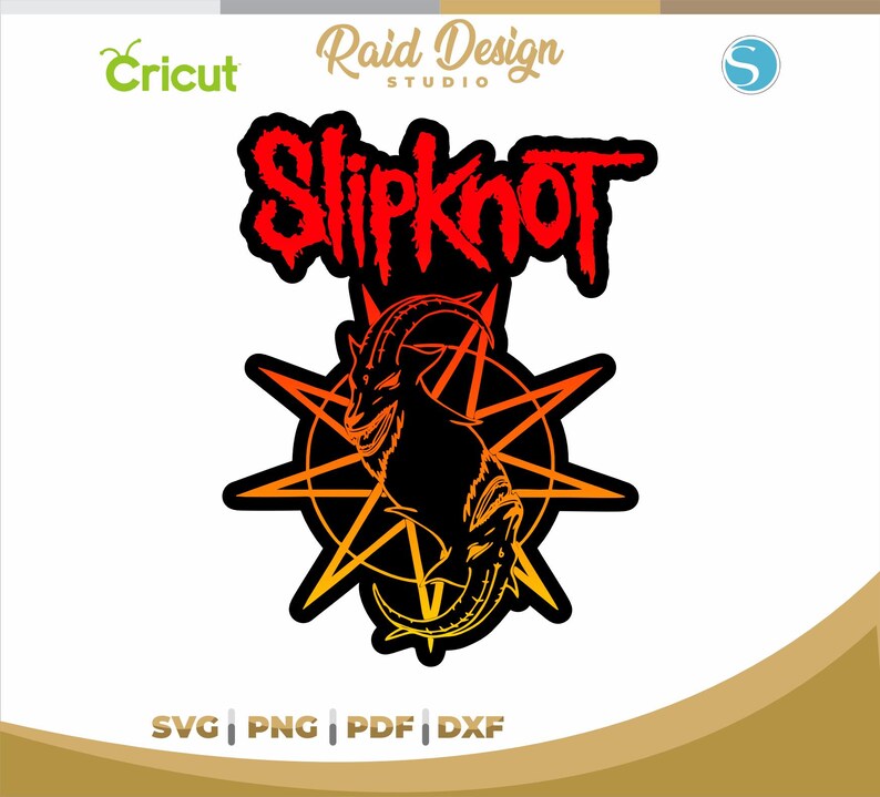 Collection Slipknot Designs, Svg Logo Slipknot Silhouette, Rock Band ...