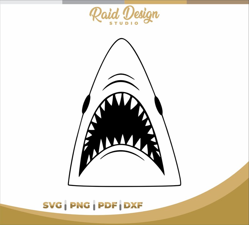 Shark Svg Silhouette, Shark Clipart Bundle, Shark Bite Silhouette ...