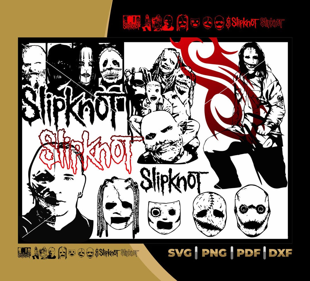 Slipknot Svg, Slipknot Svg Bundle, Design for Slipknot, Slipknot Pdf ...