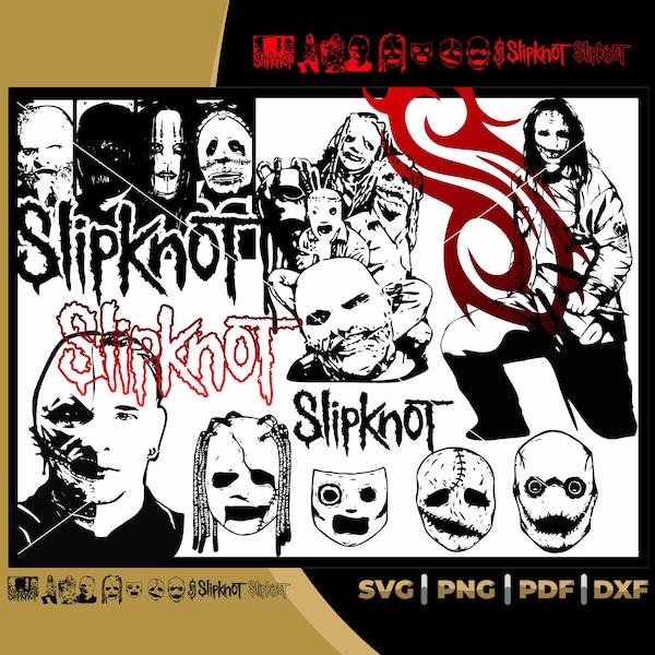 Slipknot Svg - Etsy