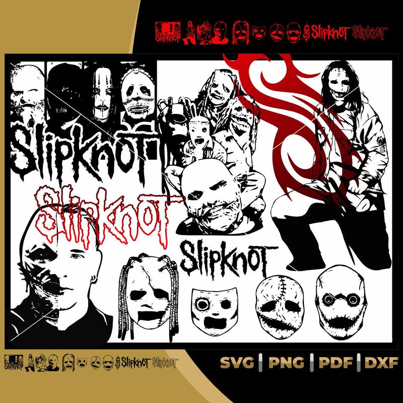 Slipknot Svg - Etsy