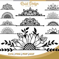 Animal Mandala Svg, Mandala Svg, Mandala Silhouette, Mandala Clipart ...