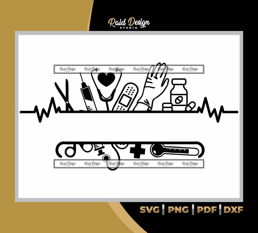 Monogram Doctor SVG, PNG, DXF, PDF, Doctor Design, Cutting File, Ideal ...