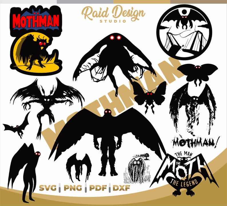 Cryptid Bundle Designs, Chupacabra Svg, Loch Ness Designs, Big Foot Svg ...