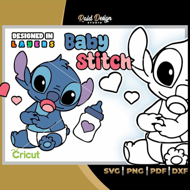 Baby Stitch Png - Etsy