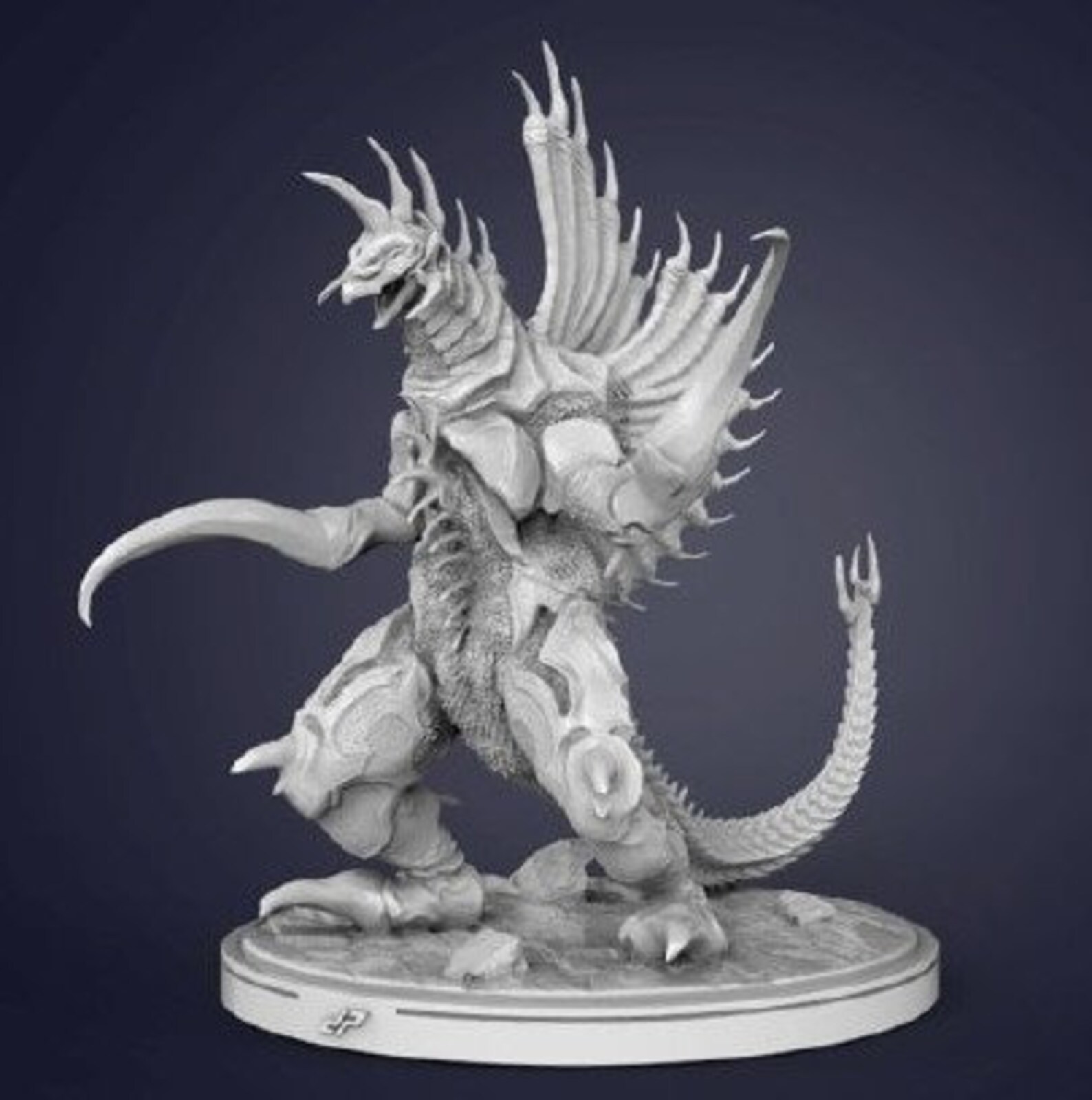 Mecha Gigan 3D Figure Stl File 3D Print File - Etsy