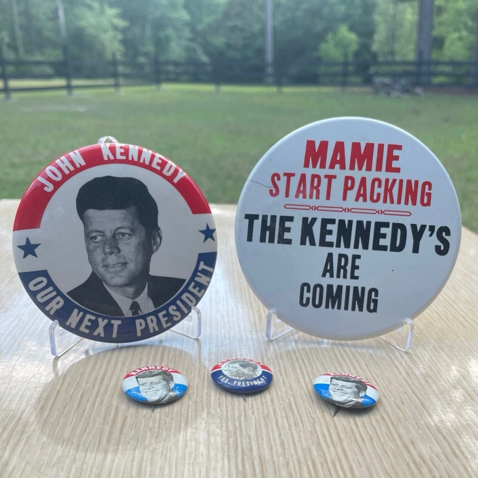 1960 John F. Kennedy JFK Presidential Campaign Buttons Set of 5-vintage ...