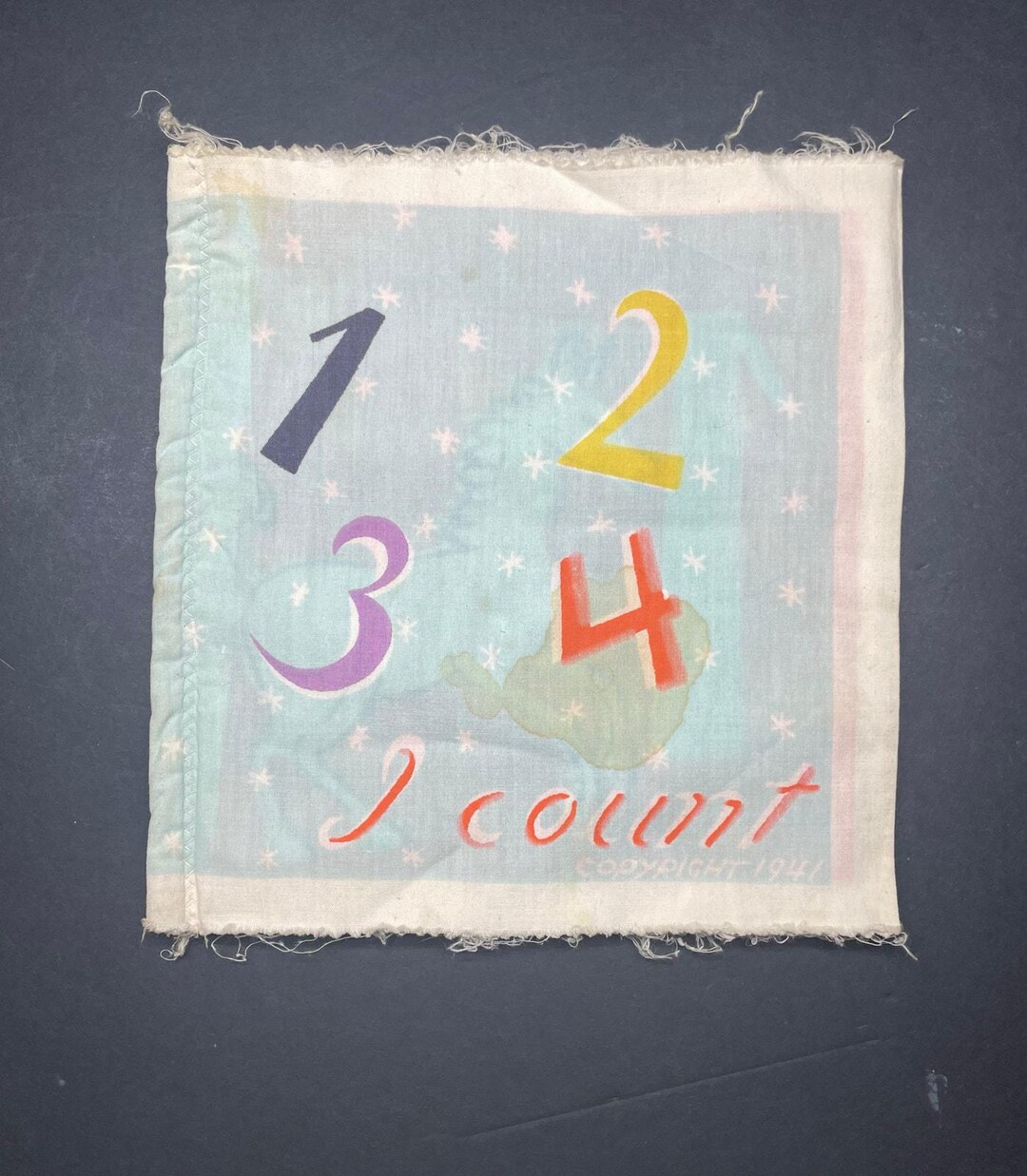 Eleska Book 2 - I Count - 1941 Cloth Screen Print Children’s Book ...