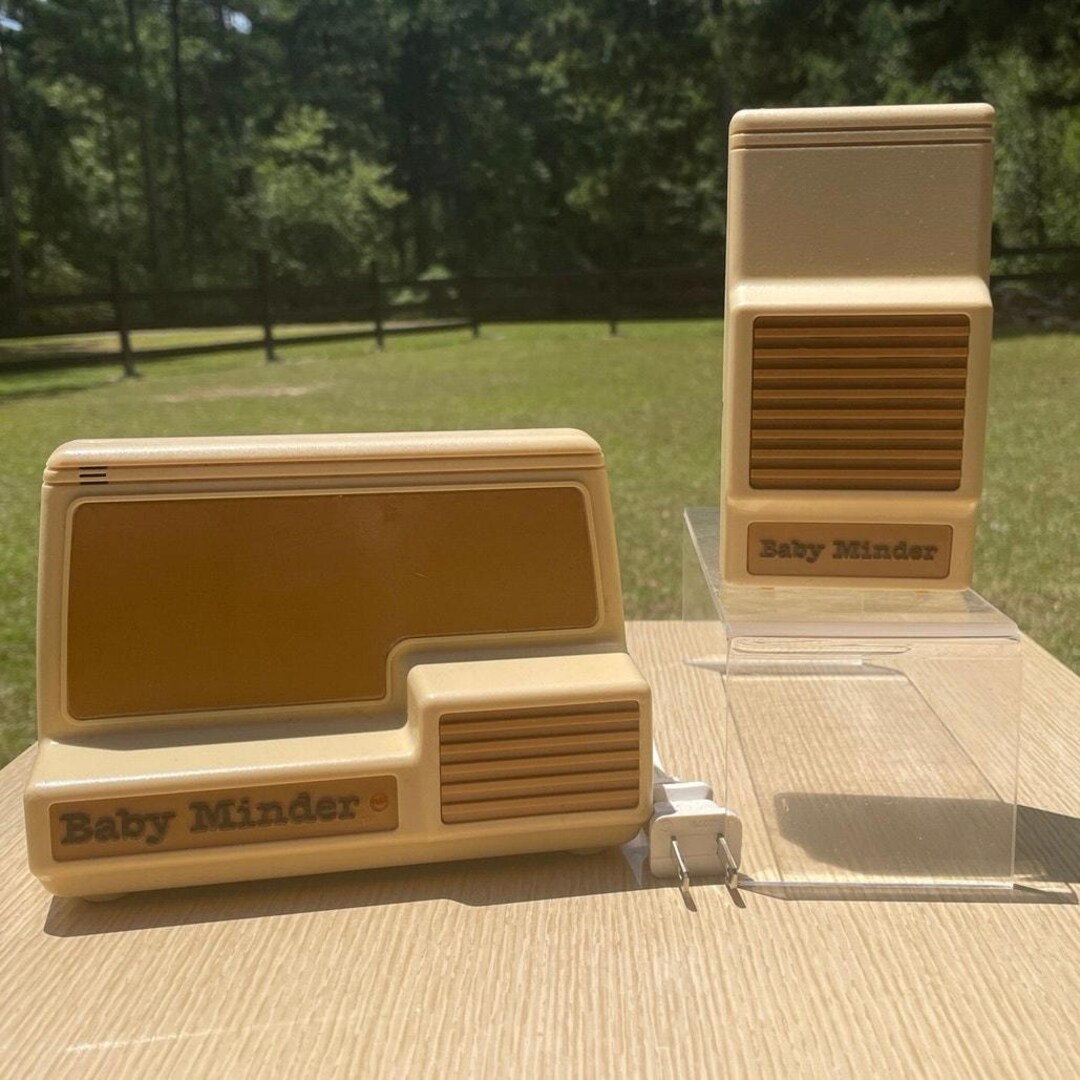 Baby Minder Vintage Baby Monitor Two Piece Set Works Retro 1984 - Etsy