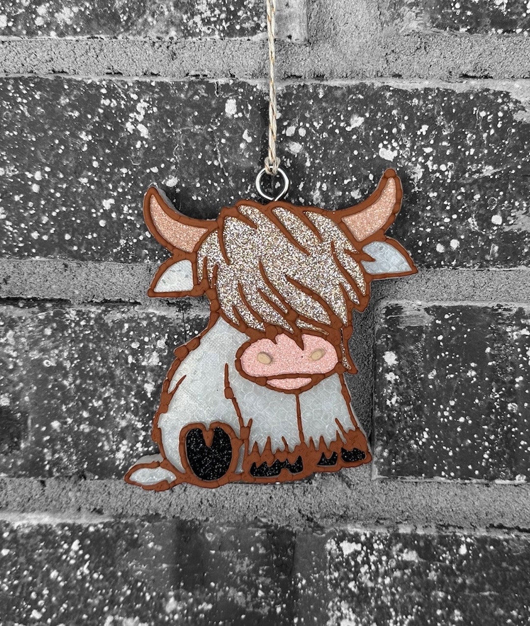 Cow Freshie, Highland Cow Freshie, Car Scent, Car Freshie, Car ...