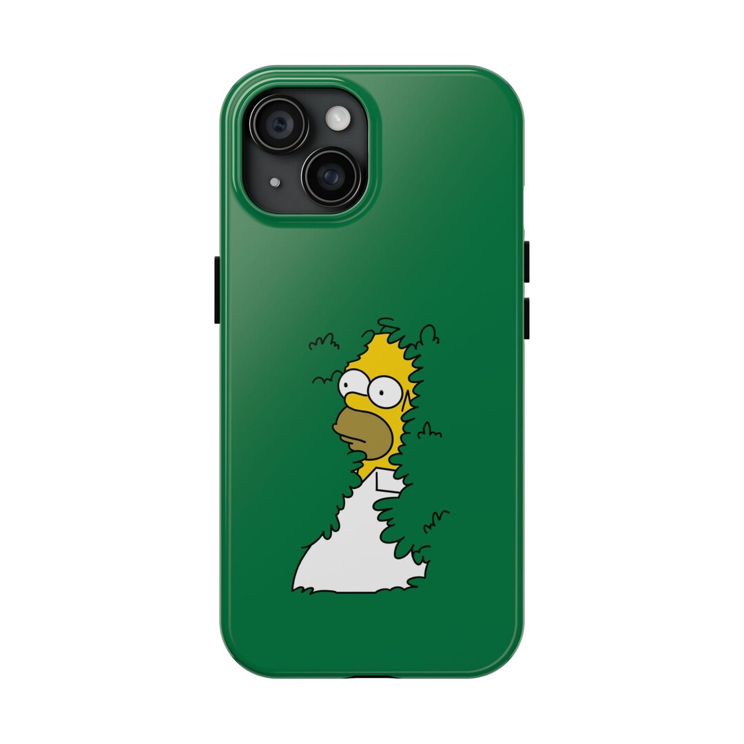 Funny Homer Simpson Hedge Tough Phone Case, Protective iPhone Cover ...