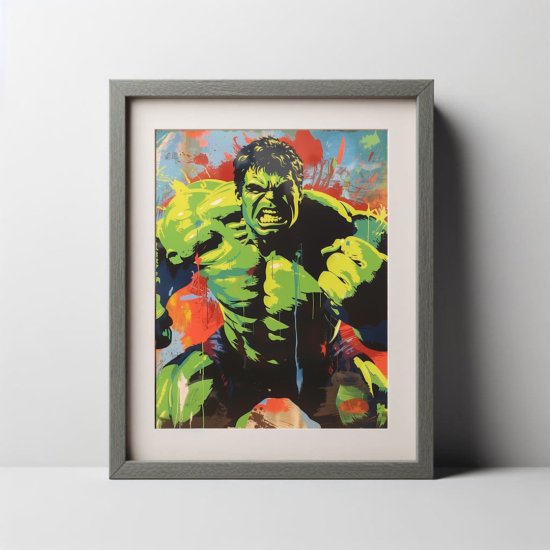 Hulk Pop Art - Etsy