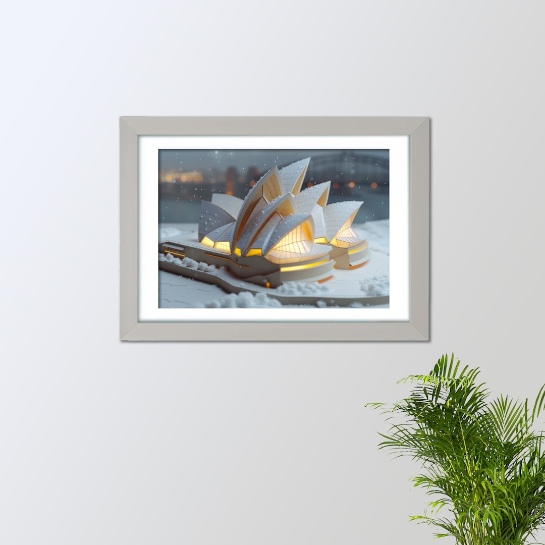 Sydney Opera House Paper Model Landscape - Etsy Canada