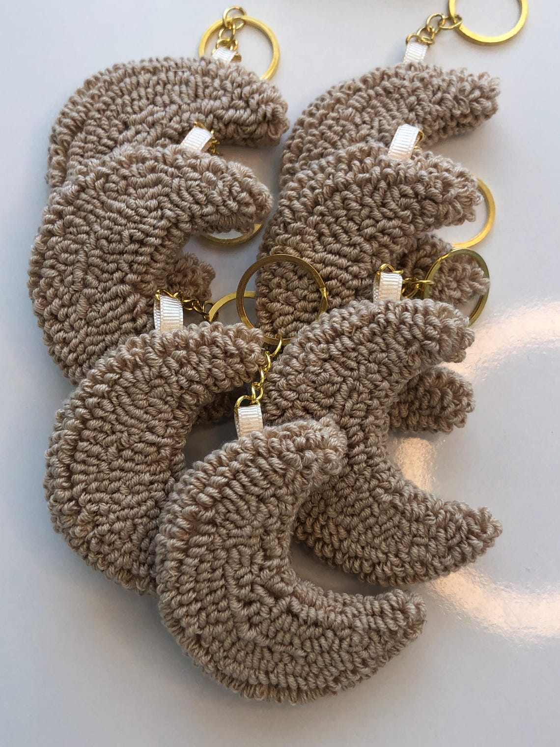 Punch Needle Keychain , Tufted Keychain ,personalized Letter Keychain ...