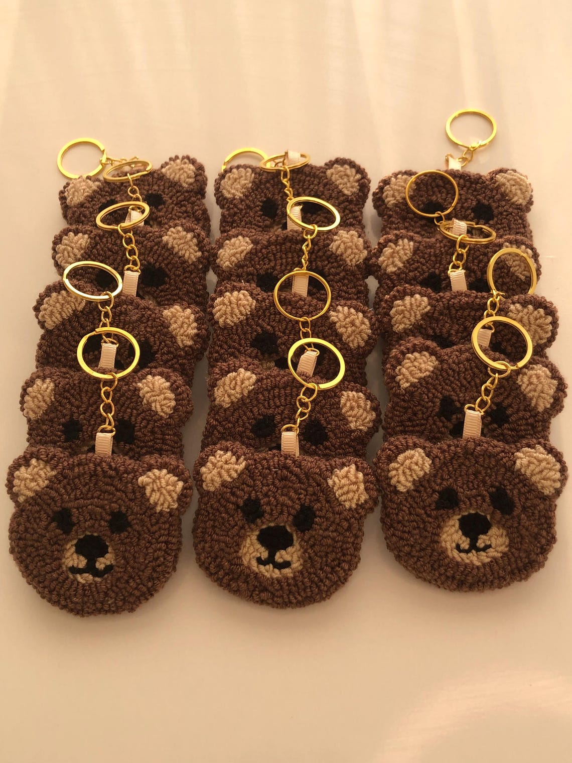 Punch Needle Keychain , Tufted Keychain ,personalized Letter Keychain ...