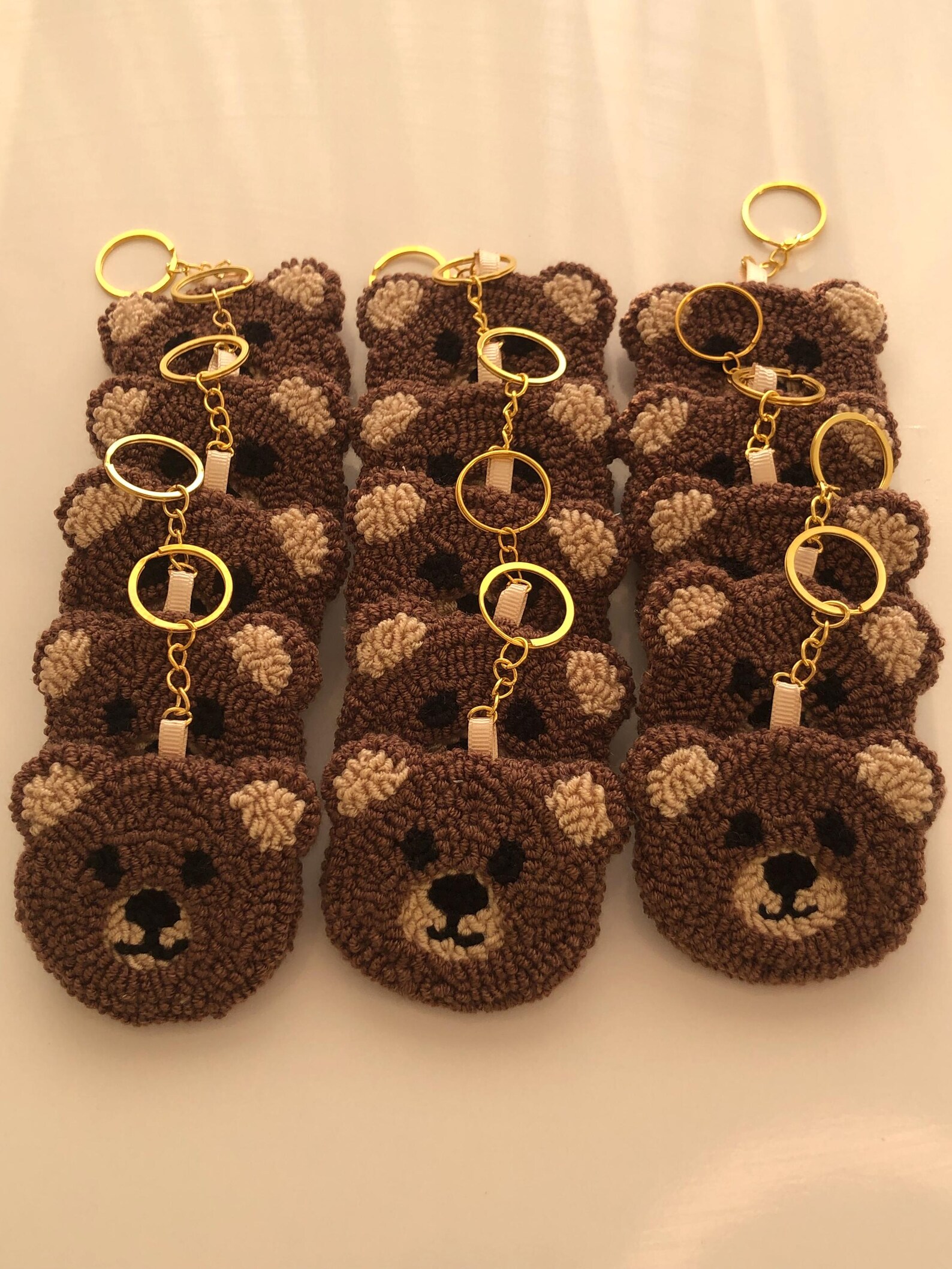 Punch Needle Keychain , Tufted Keychain ,personalized Letter Keychain ...