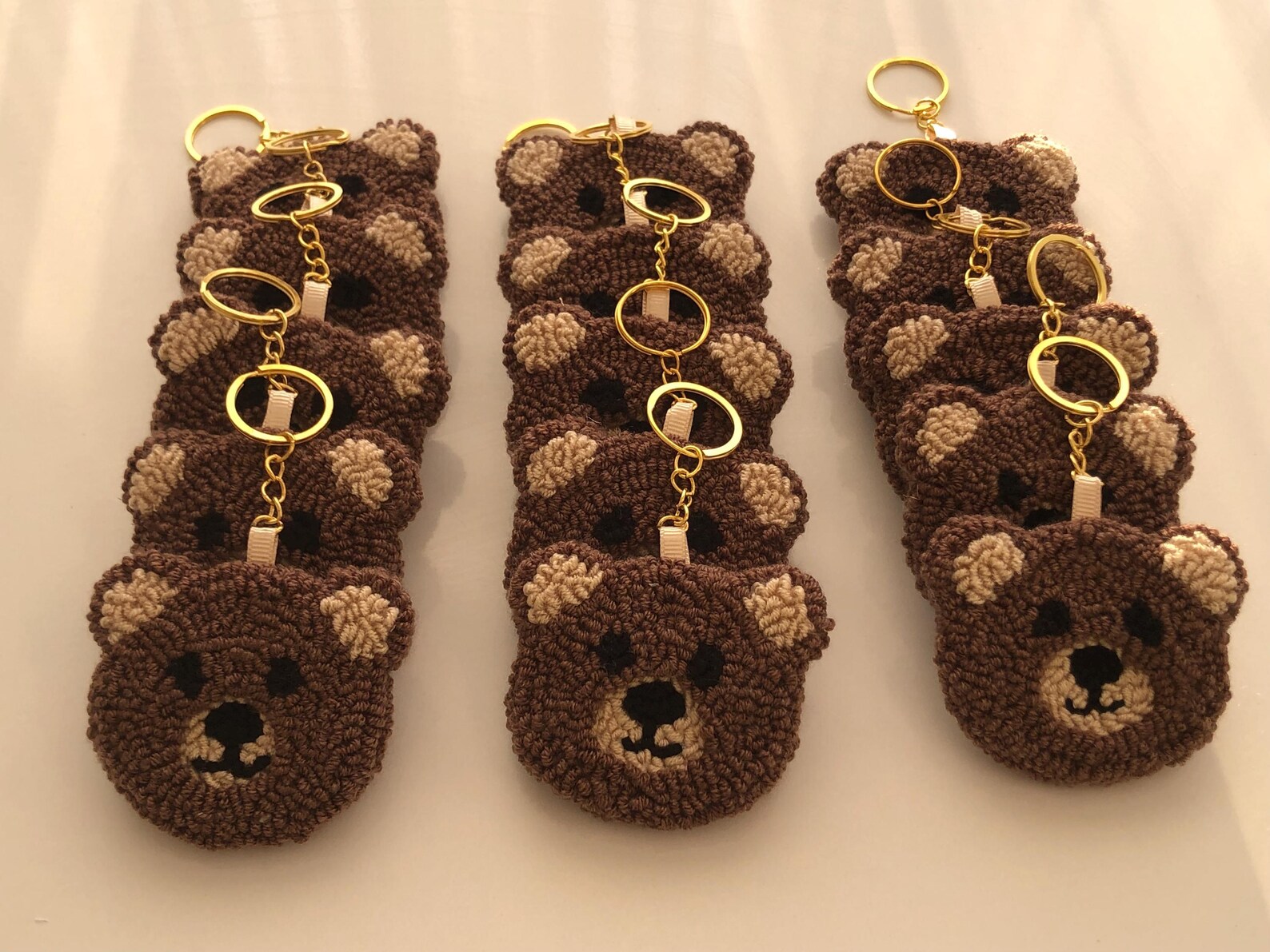 Punch Needle Keychain , Tufted Keychain ,personalized Letter Keychain ...