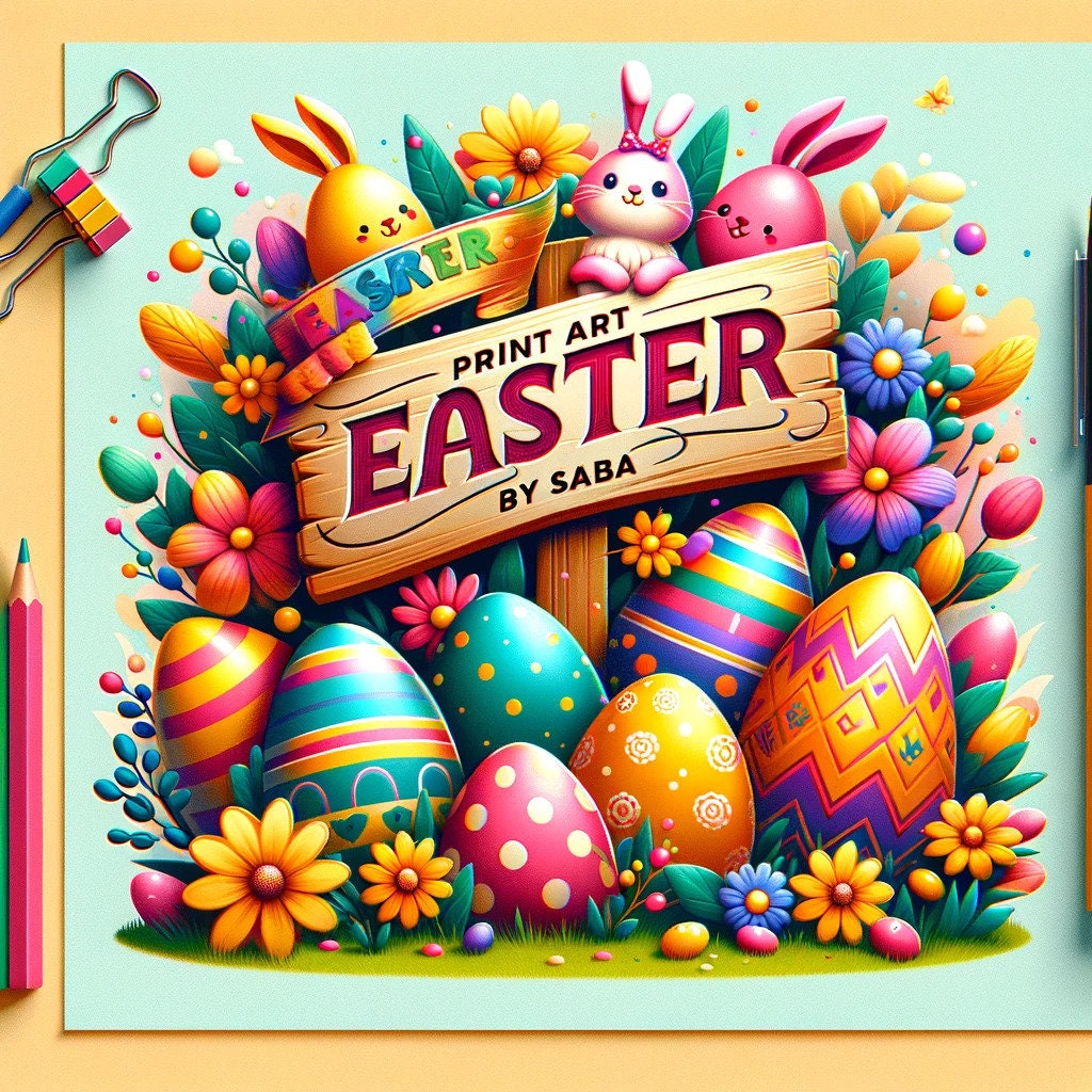 Festive Easter Collection: 10 Unique Digital Art Pieces by ...