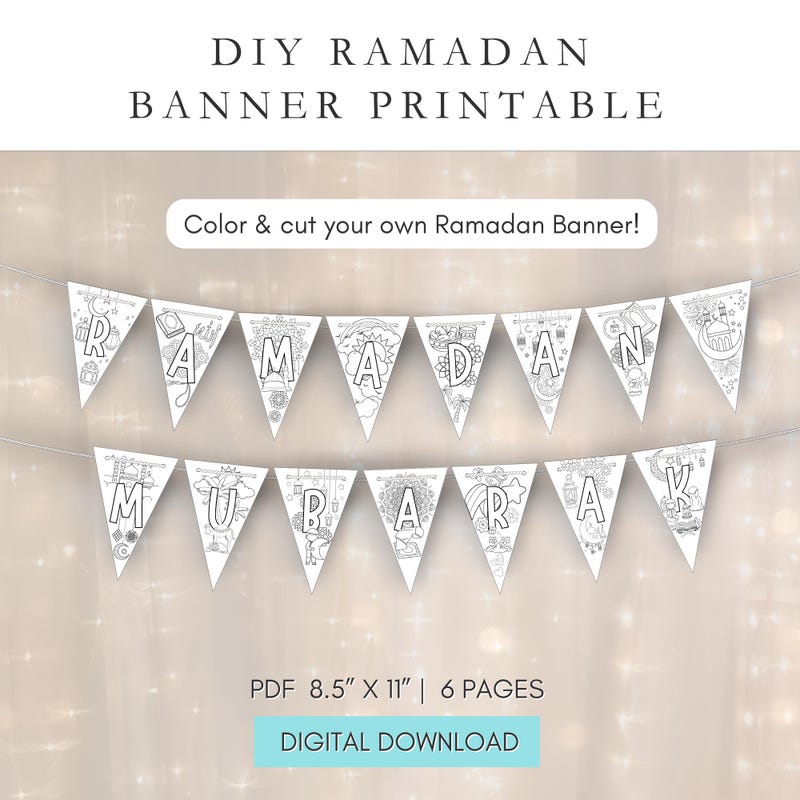 Ramadan Banners Pdf - Etsy