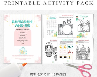 Ramadan Activity Printable, Eid Activities, Ramadan Activity Book ...