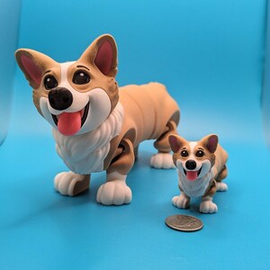 Articulated 3D Printed Corgi - Etsy