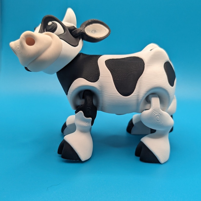 Flexi 3D Printed Cow - Etsy