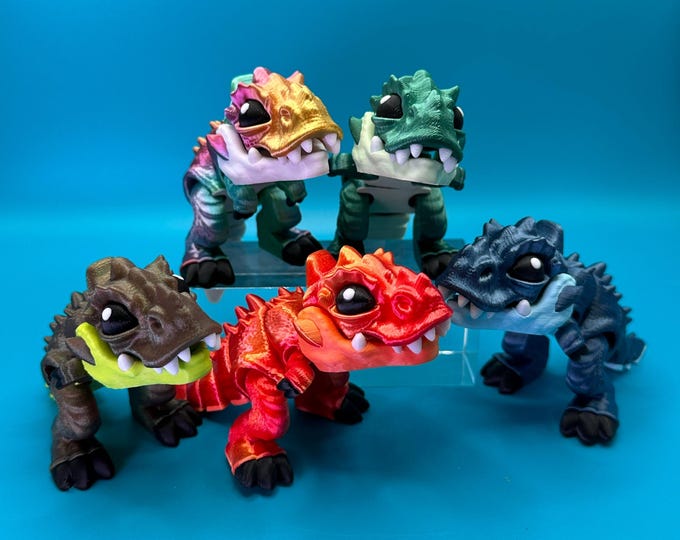 3D Printed Tiny Articulated Miniature Animal Pet Fidget Toy ...