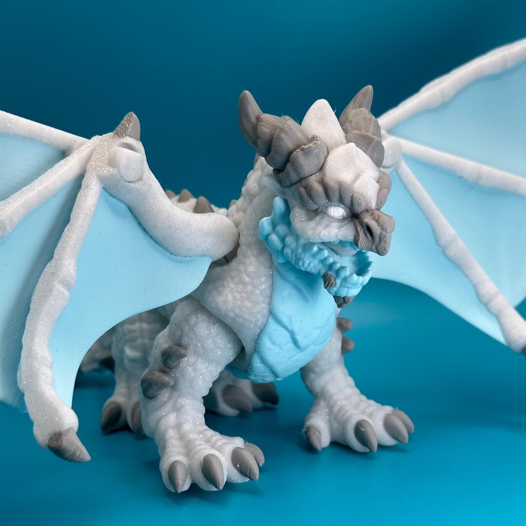 Wind Elemental Dragon 3D Print - Etsy