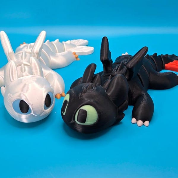 3d Printed Toothless Mini - Etsy