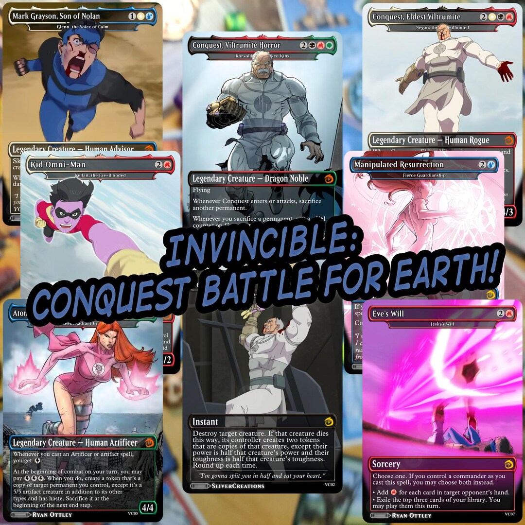 Slivercreations Invincible MTG Proxy Cards: Conquest's Invasion of ...