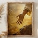 Jesus Christ Reaching Out His Hand Come Follow Me He is Risen ...