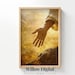 Jesus Christ Reaching Out His Hand Come Follow Me He is Risen ...
