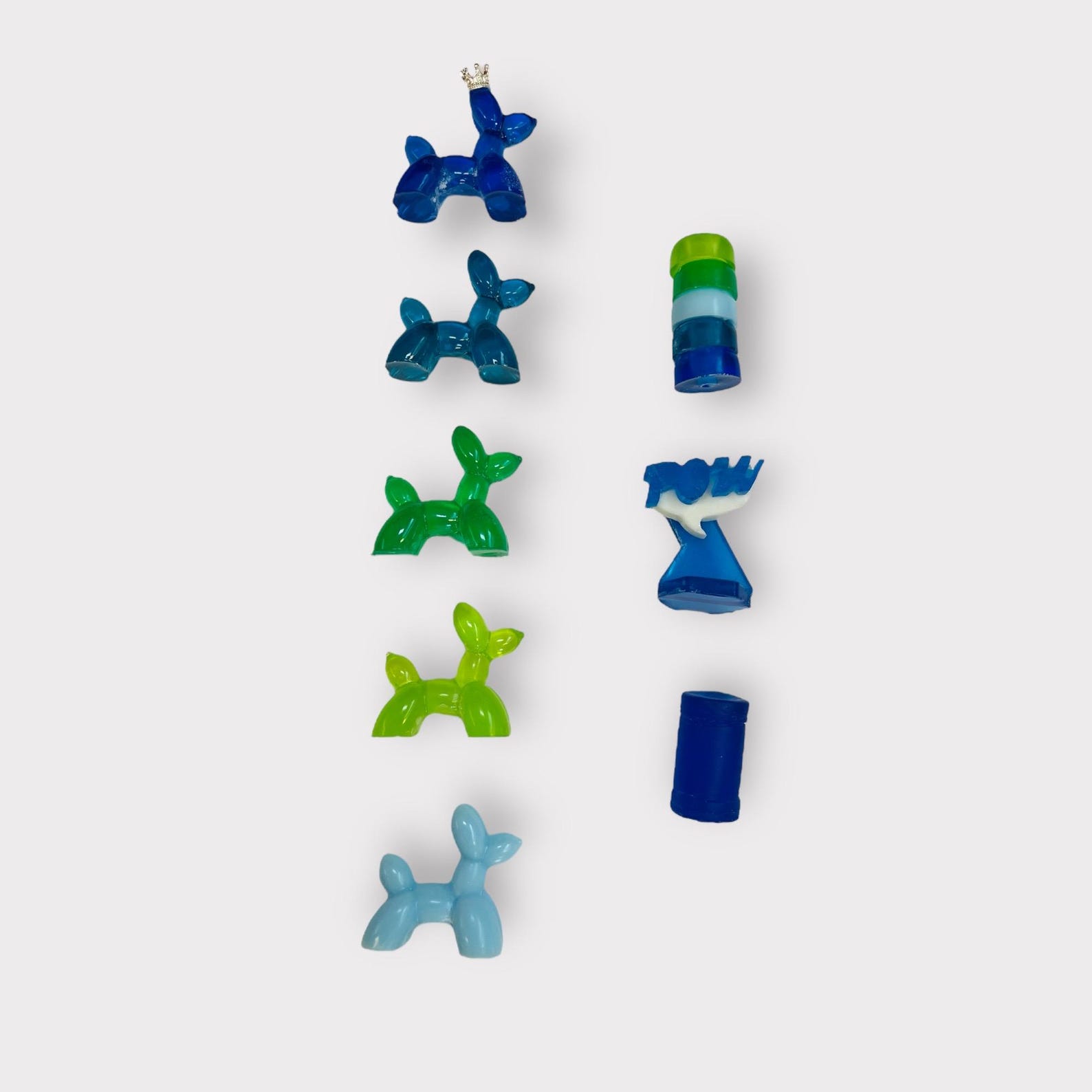 Rainbow Pop Art Chess Set Handmade Resin Art Colorful Home Decor Unique ...