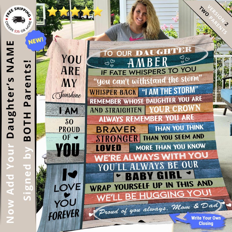 I Am Personalized Blanket - Etsy