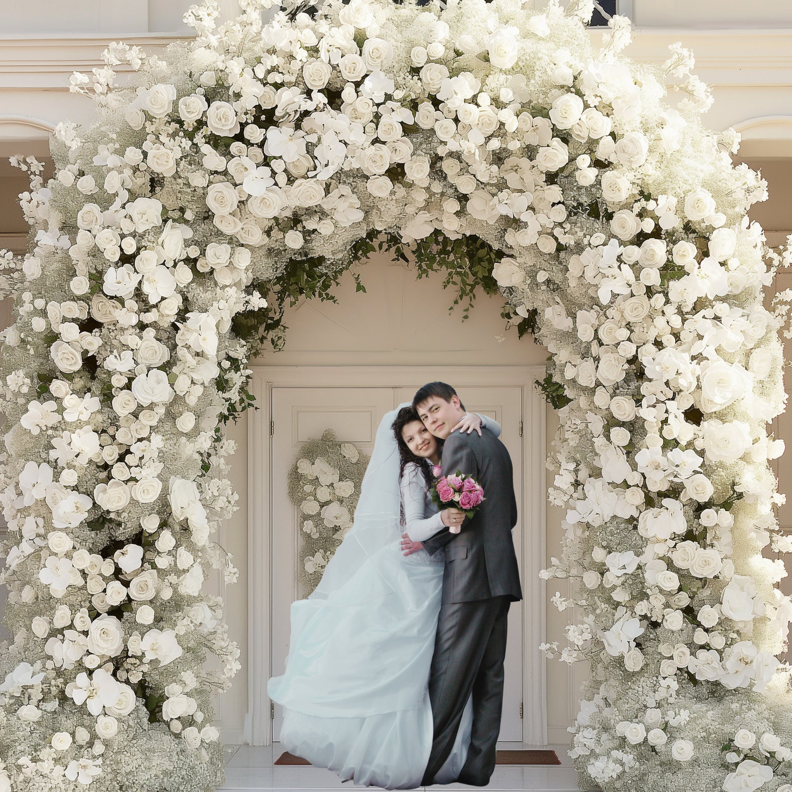 WHITE FLORAL BACKGROUND | White Flower Backdrop| Floral Theme for Event ...