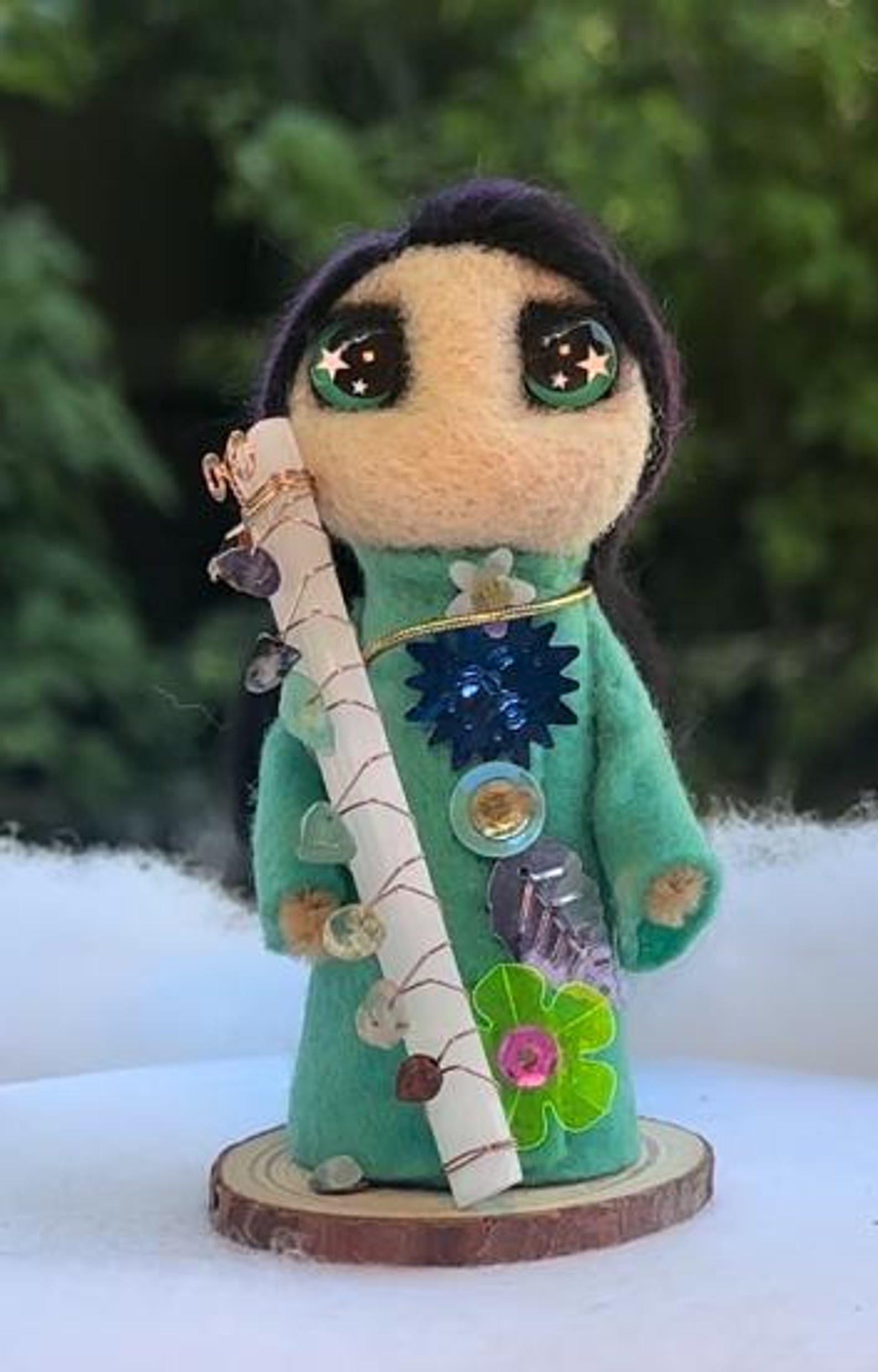 Magic Dark Elfin Spiritual Avatar With Mystical Toolkit, Art Doll - Etsy
