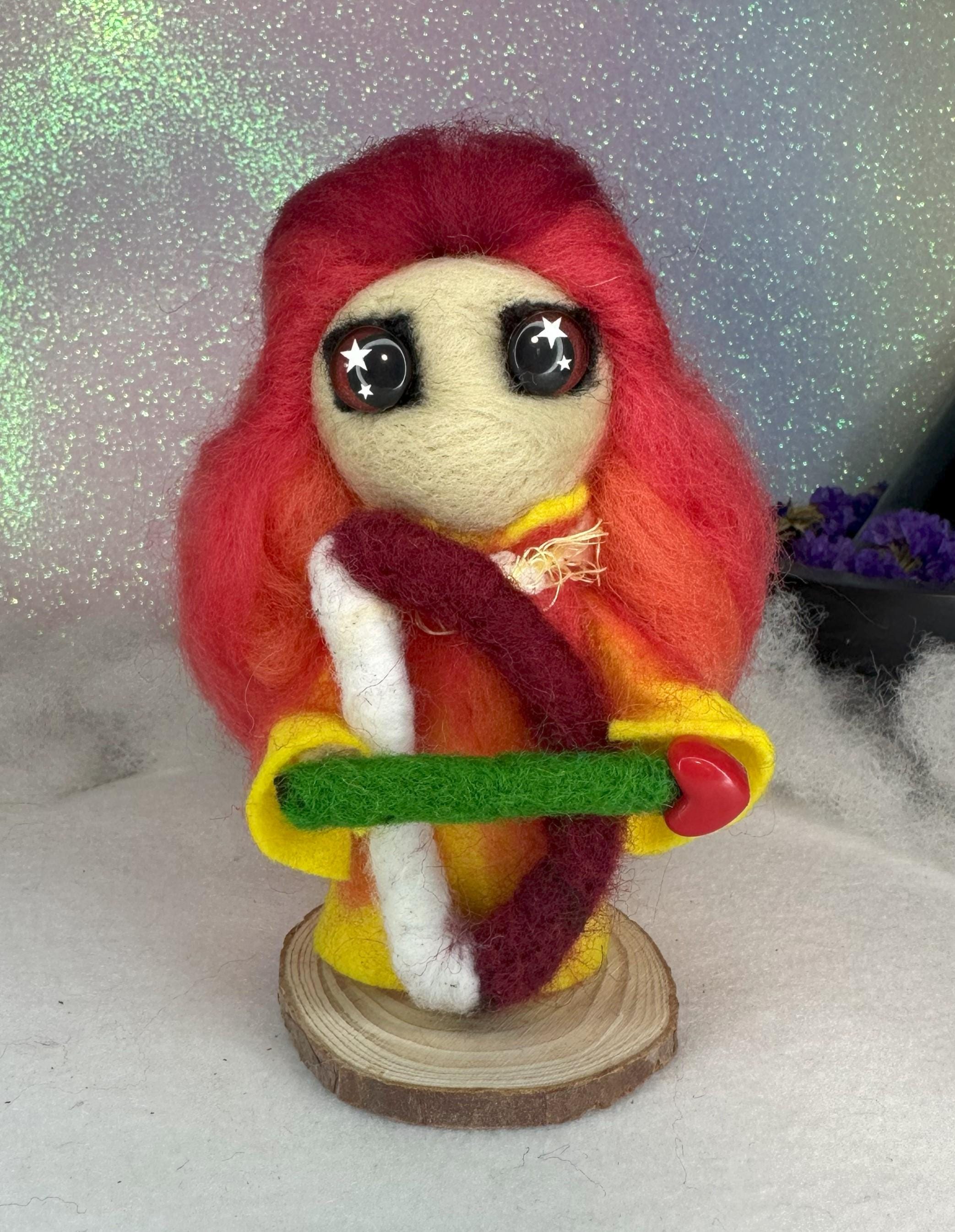 Magic Fire Zodiac Elfin Spiritual Avatar With Mystical Toolkit ...
