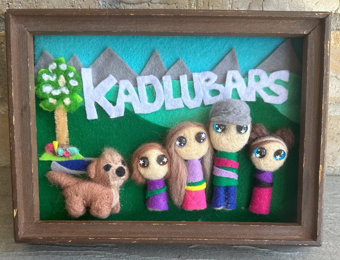 CUSTOM Felt My Family Portrait Photo Replica - Etsy