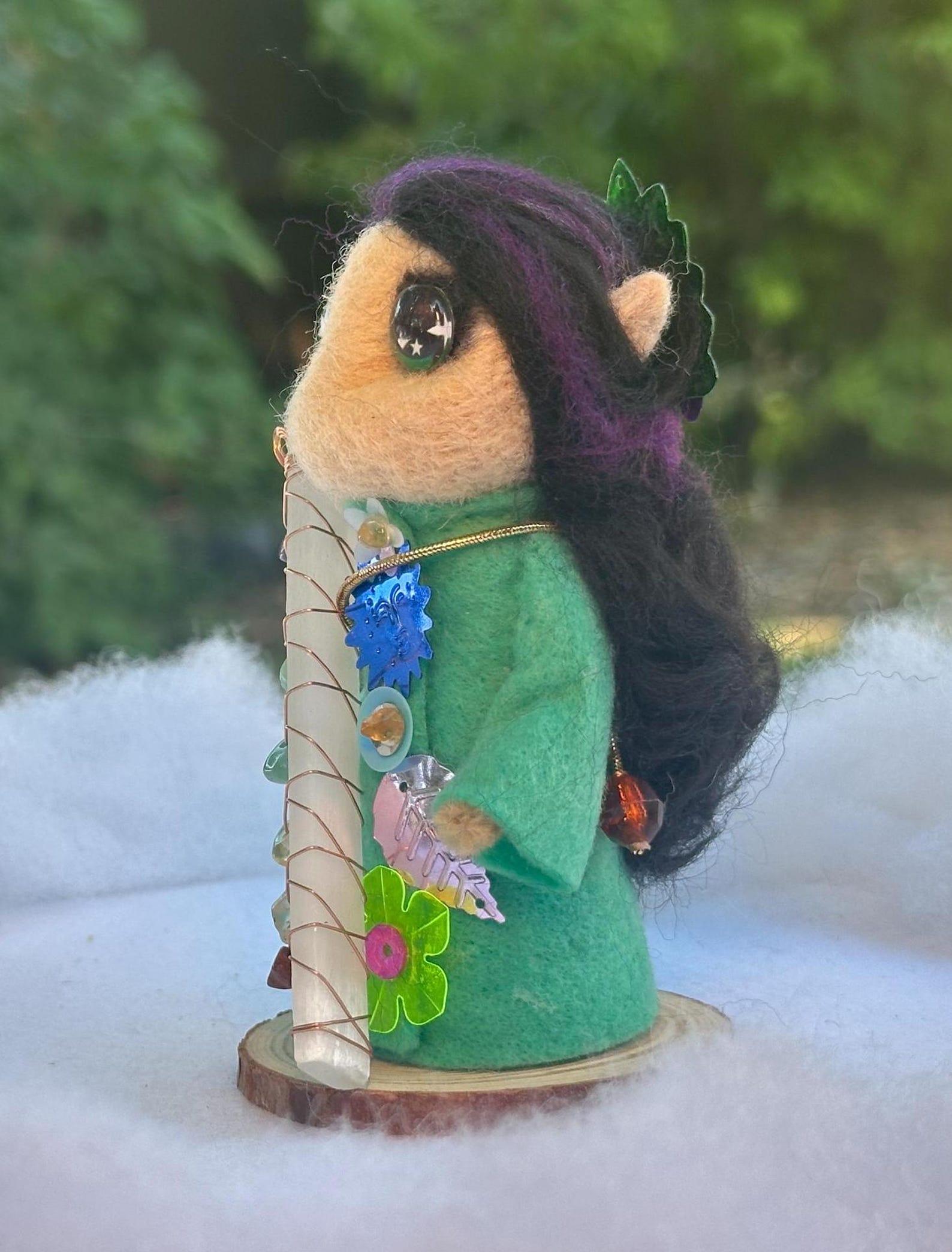 Magic Dark Elfin Spiritual Avatar With Mystical Toolkit, Art Doll - Etsy