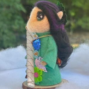 Magic Dark Elfin Spiritual Avatar With Mystical Toolkit, Art Doll - Etsy
