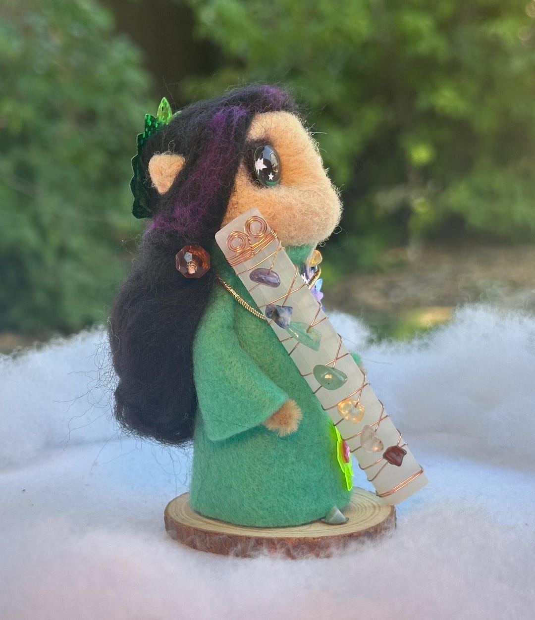 Magic Dark Elfin Spiritual Avatar With Mystical Toolkit, Art Doll - Etsy